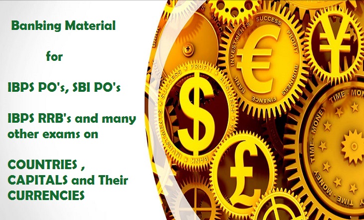 Complete List of Countries, Capitals and Their Currencies – General ...