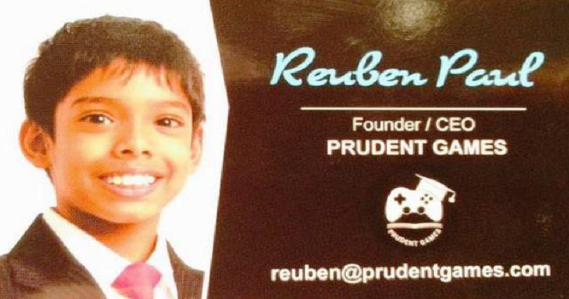 Meet 9-Year-Old Indian Boy Reuben Paul, Who Is Both A CEO And ...