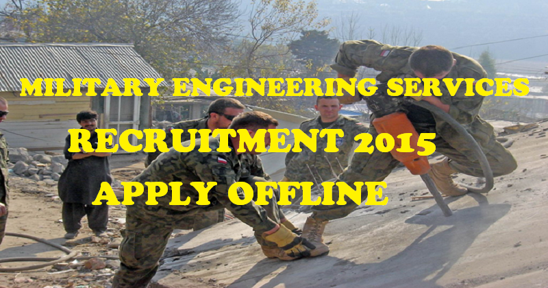 Military Engineer Services Recruitment 2015: Apply For 1242 MES Mate ...