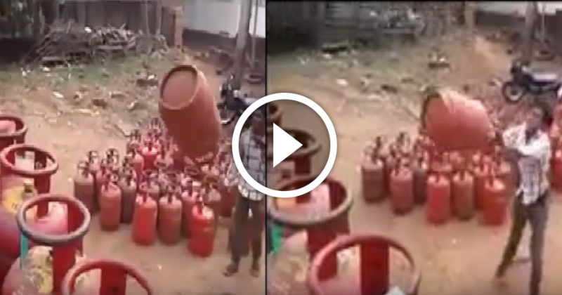 [VIDEO] Watch These Indian Guys Loading Gas Cylinders Into A Truck Like ...