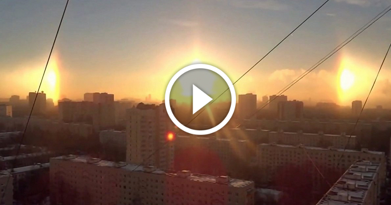 Breathtaking Footage Of Three Suns In The Sky In Russia Is Actually ...