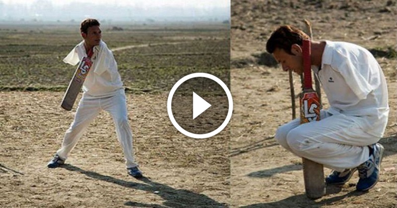 [Video] This Kashmir Boy Playing Cricket Without Arms Makes You Spellbound