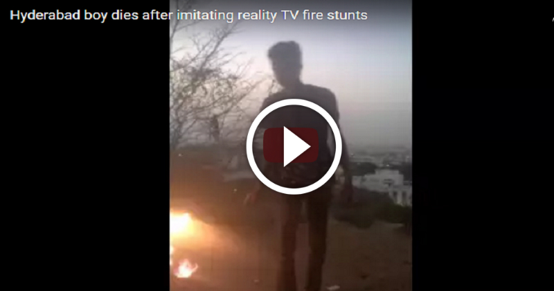 Hyderabad: Boy Dies By Performing Fire Stunts To Enter Television Show