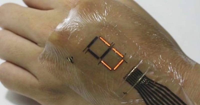This Electronic Tattoo Turns Your Body Skin Into Digital Screen
