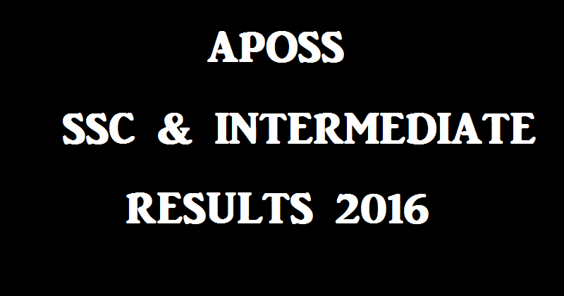 AP Open School Inter Results 2016 | APOSS SSC 10th Result Declared ...