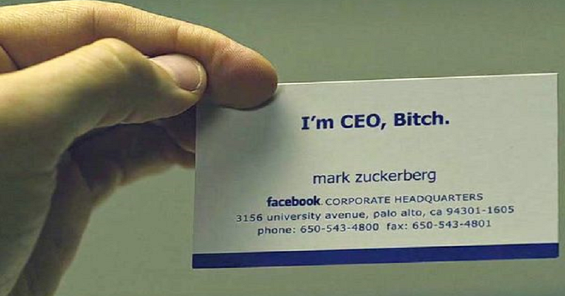 The Actual Business Cards Of The 17 Really Famous People