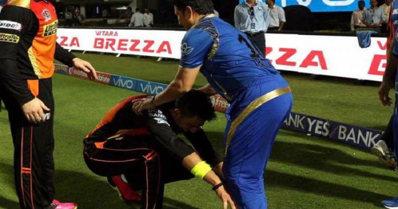 IPL 2016: Yuvraj Singh Touches Sachin Tendulkar’s Feet After Winning ... IPL 2016: Yuvraj Singh Touches Sachin Tendulkar’s Feet After Winning ...