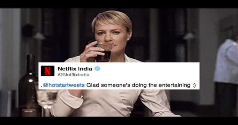 Netflix India And Hotstar Fight On Twitter, Uses GOT And House Of Cards ...