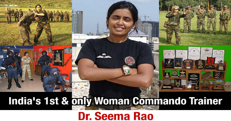 Meet India’s Only Female Commando Trainer Seema Rao, Who’s Also A ...