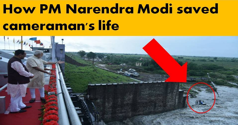Watch: How PM Narendra Modi Saved A Cameraman’s Life