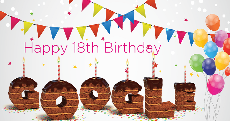 Google Turns 18; Celebrates With An Animated Google Doodle!