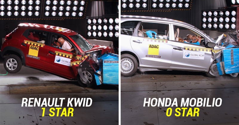 Indian Cars Fail In NCAP Crash Tests, Results Show Poor Safety Standards