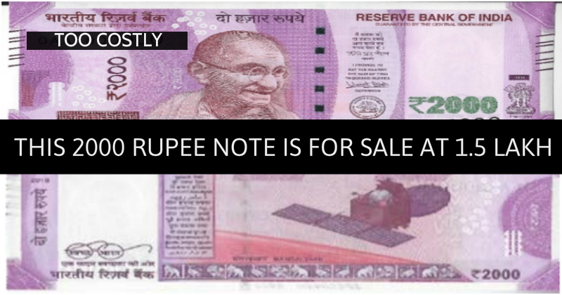 Do You Know The Reason Behind Selling Rs 2000 Note For Massive Rs 15 ...