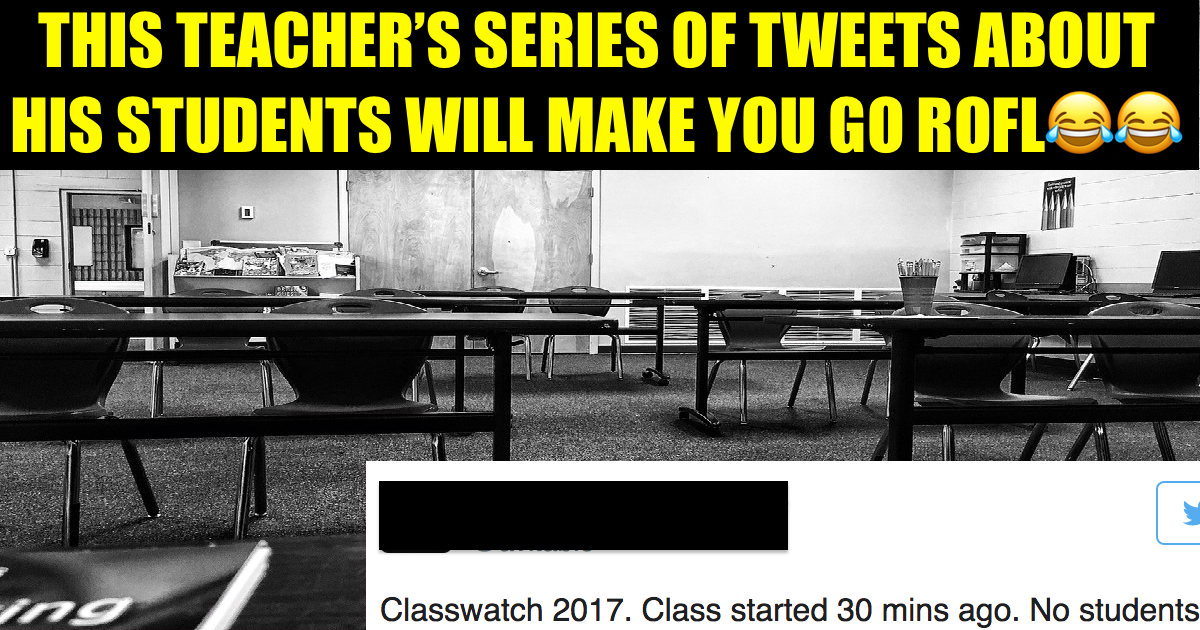 This Teacher’s Series Of Tweets After The Whole Class Bunked Classes Is ...