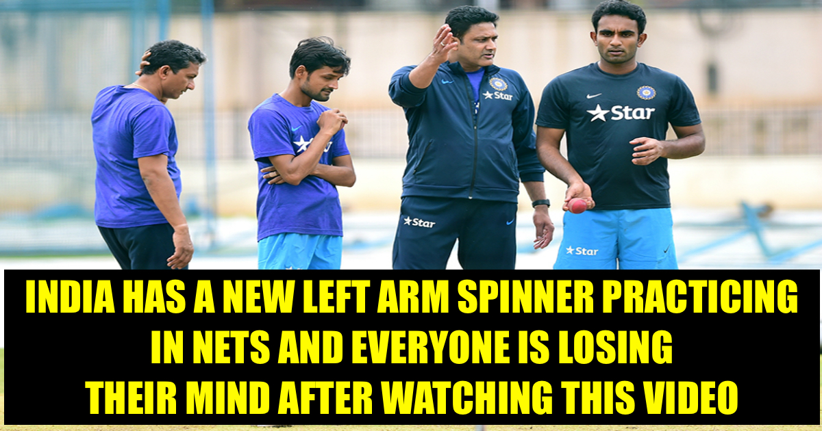 Guess Who Is The New Left-Arm Spinner In Indian Cricket Team Nets ...