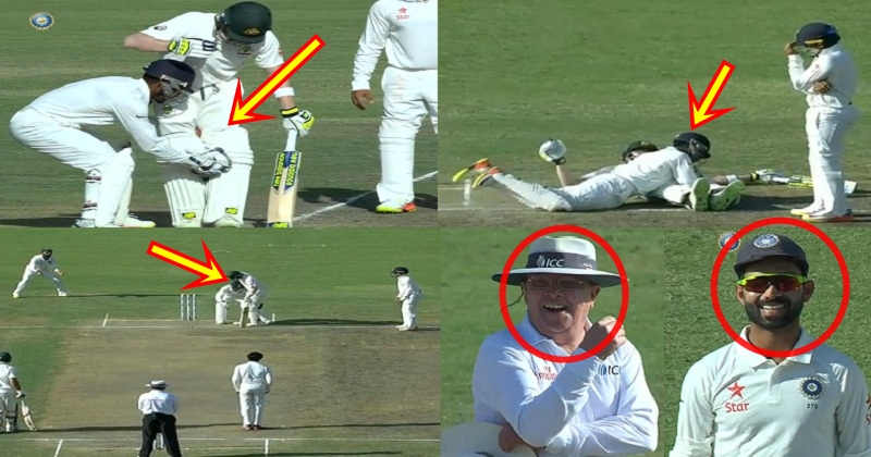 Hilarious Scene In Today’s Match! Wriddhiman Saha, Steve Smith ...