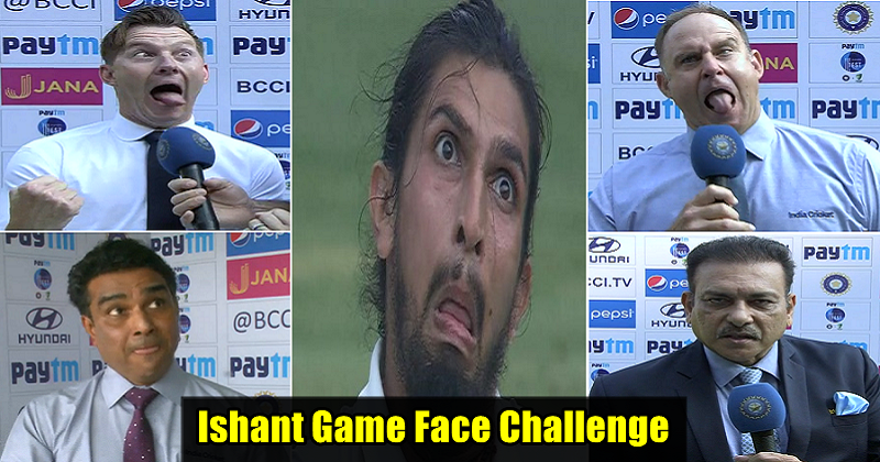 Watch: “Ishant Game Face Challenge” Attempt By Michael Clarke, Brett ...