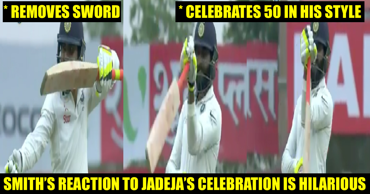 On Day-4, Ravindra Jadeja Brings Out The EPIC Sword Celebration On ...