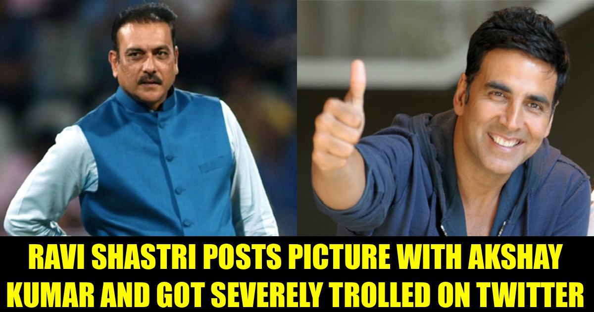 Ravi Shastri Gets Brutally Trolled For Uploading A Blurred Image With ...