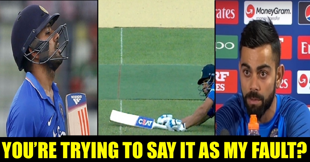 Virat Kohli’s Reaction When He Was Asked About Rohit Sharma’s Run-Out ...