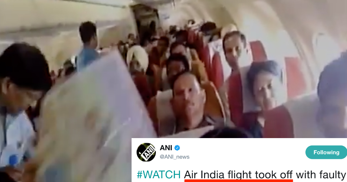 WTF! Air India Flight Takes Off Without Basic AC Functioning ...
