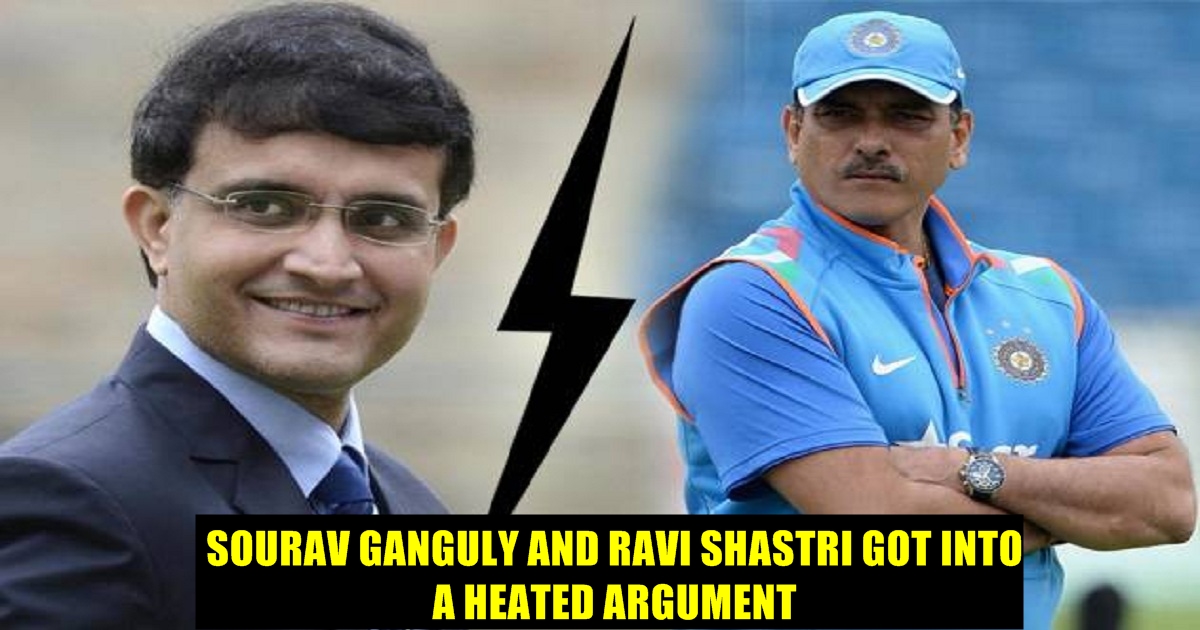 Sourav Ganguly And Ravi Shastri Were Involved In Heated Conversation, What’s Going On Between Them