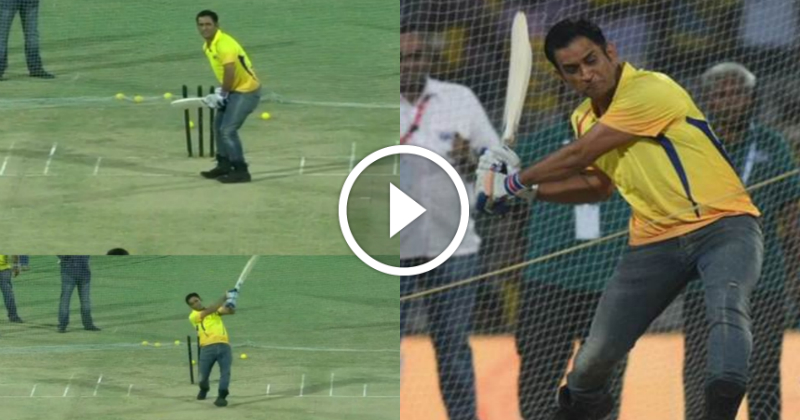 MS Dhoni Makes An Amazing Comeback With Three Consecutive Sixes At TNPL,This Video Takes Us Back ...