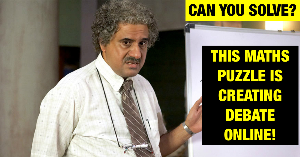 This Math Equation Is Breaking The Internet. Can You Figure Out The ...