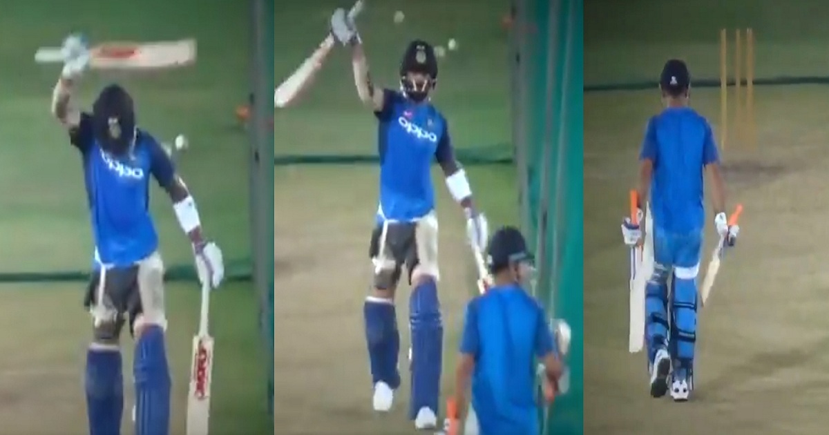 [WATCH] Virat Kohli Welcomes MS Dhoni With The Iconic ‘Helicopter-Shot ...
