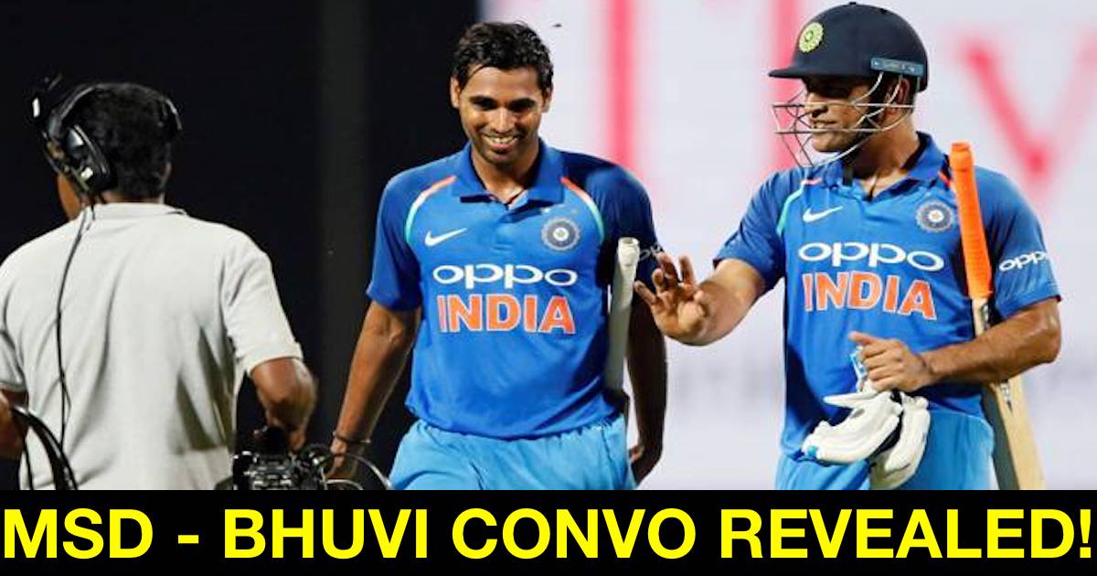 Master Plan: This Is What MS Dhoni Told Bhuvneshwar Kumar When India ...