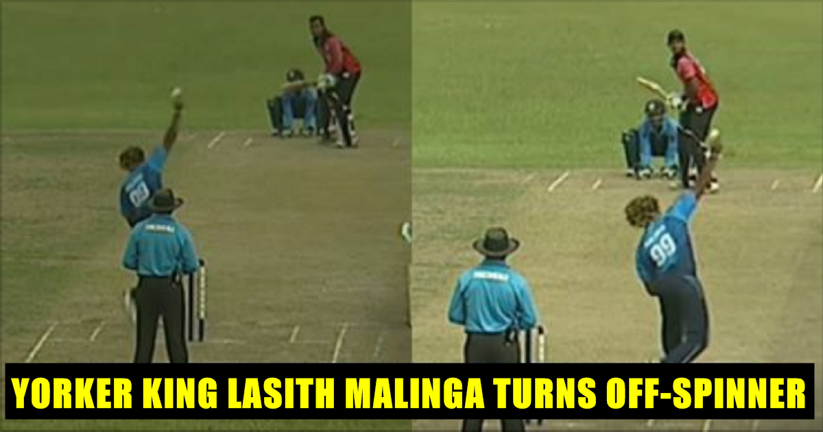[WATCH VIDEO] Lasith Malinga Surprises The World With His Off-Spin ...