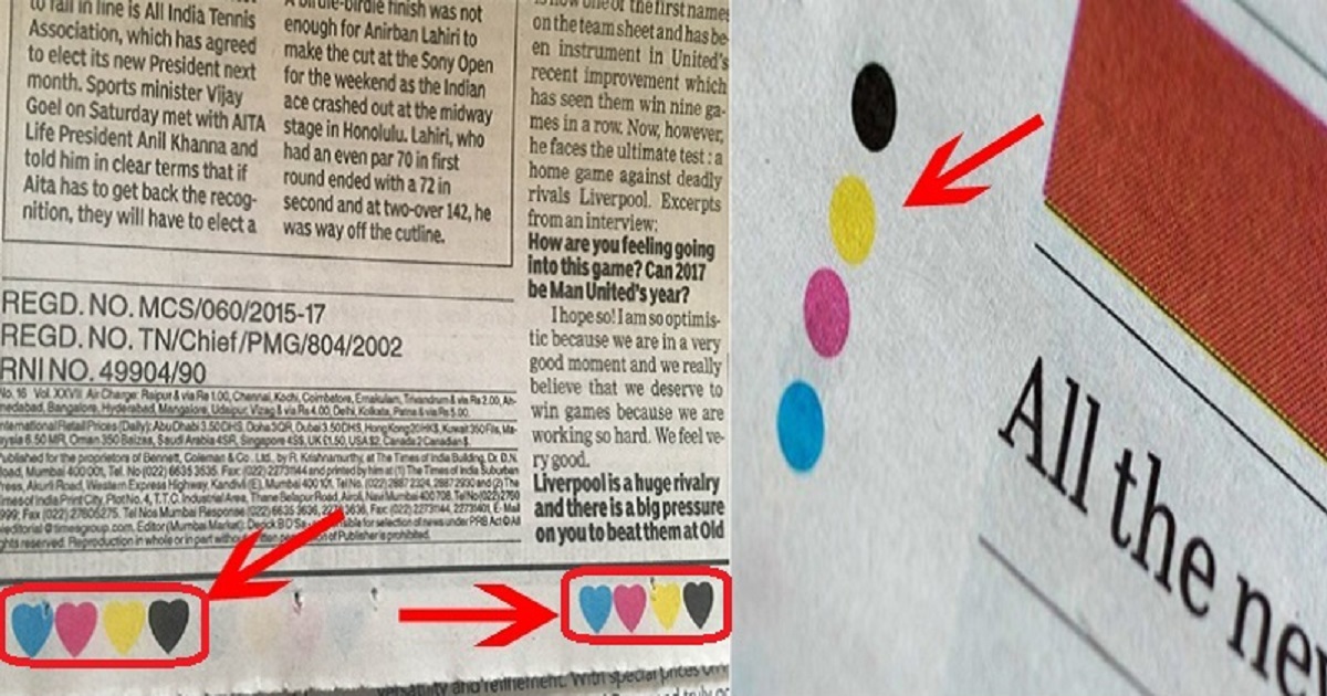 Did You Notice These 4 Multicoloured Symbols On A Newspaper ? Here’s Is ...
