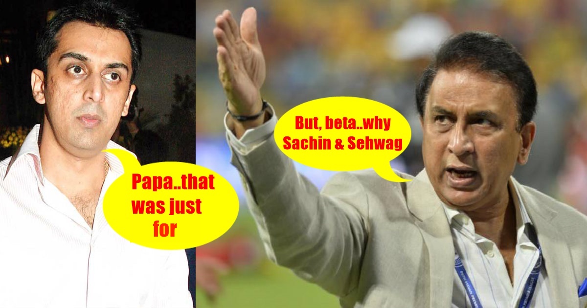 Sunil Gavaskar’s Son Made A Witty Tweet On Sachin Tendulkar & Virender ...