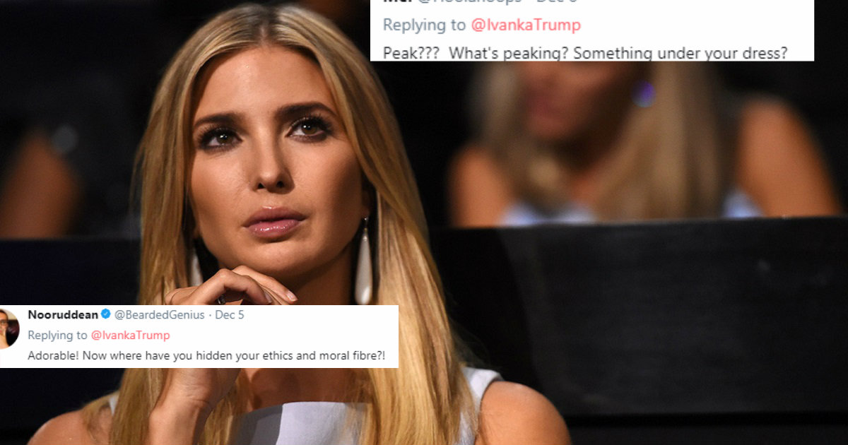 Ivanka Trump Gets Thrashed On Twitter For Posting An Unusual Pic Of ...