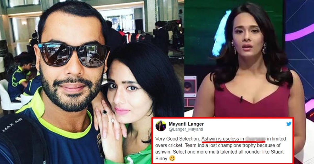 Mayanti Langer Slams A Twitter User For Unnecessarily Tagging Her Mayanti Langer Slams A Twitter User For Unnecessarily Tagging Her