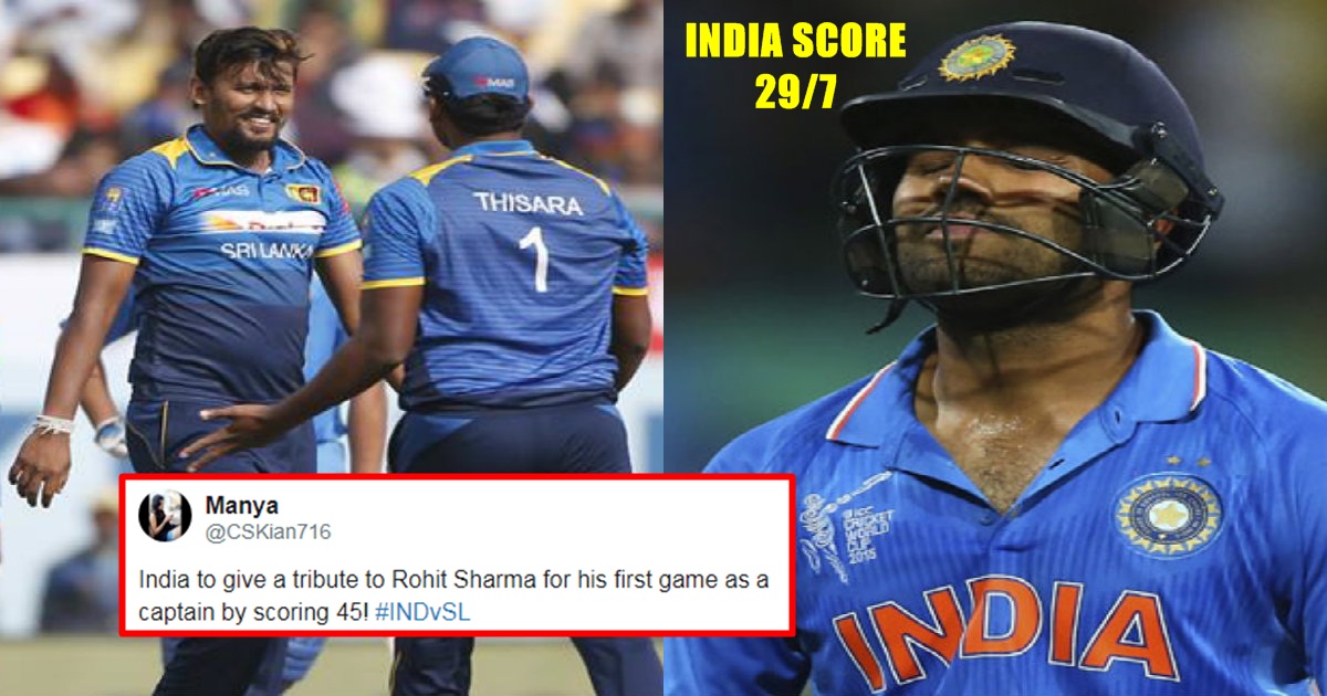 India vs Sri Lanka 1st ODI: Suranga Lakmal Demolishes Indian Batting ...