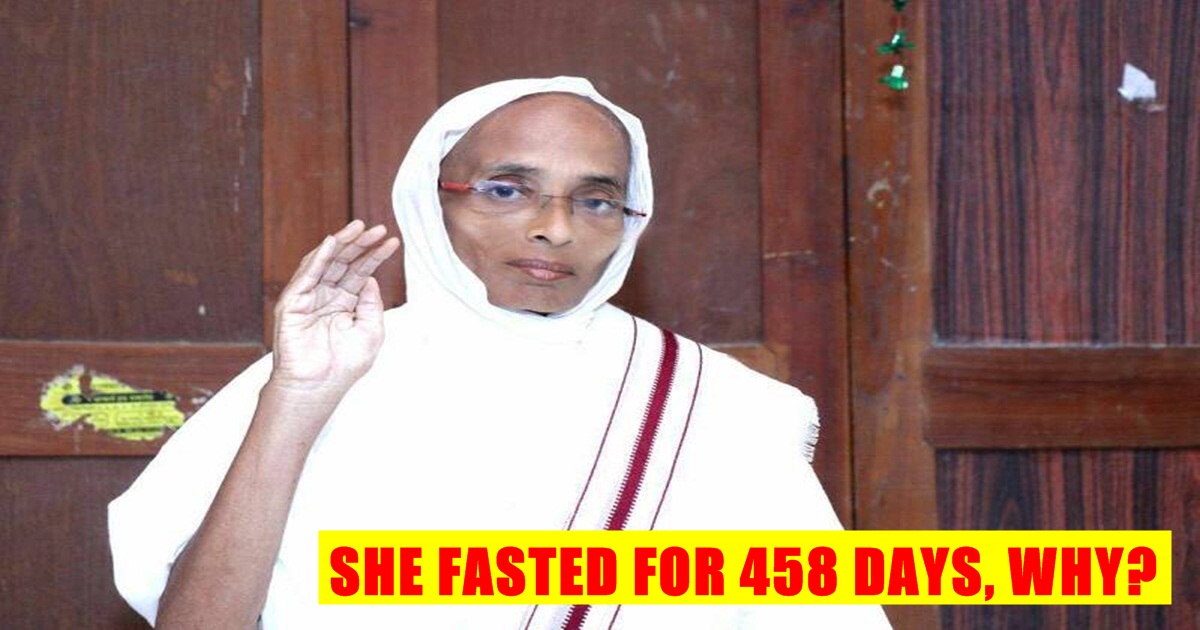 Sadhvi Gunaratna Shreeji Maharaj Creates History By Completing 458 Days ...