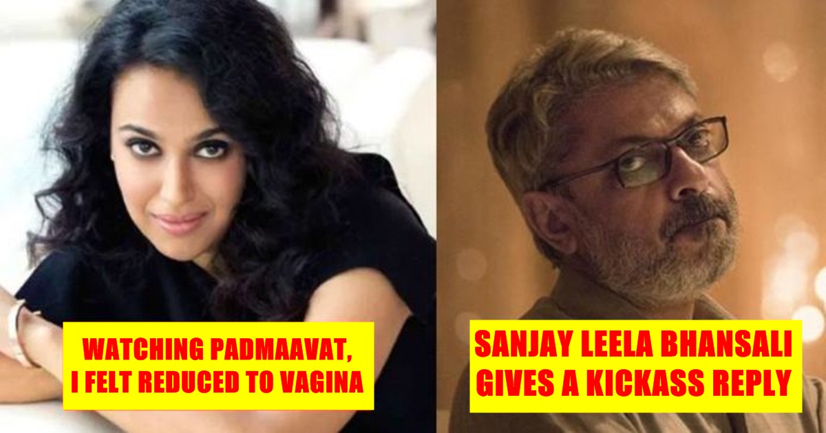 Sanjay Leela Bhansali Finally Reacts To Swara Bhaskar’s V**ina Comment On Padmaavat