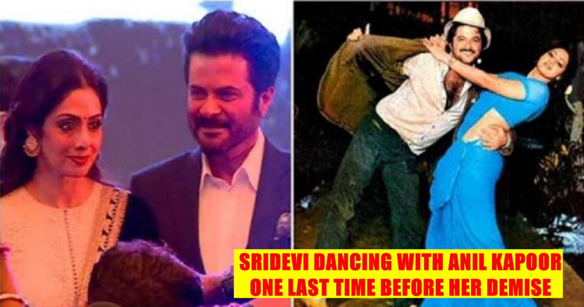 This Video Clip Of Sridevi Dancing With Anil Kapoor Few Days Before Her ...