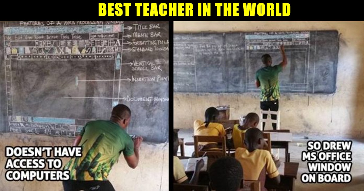 This Man Has No Computer Access, But Teaches Poor Kids Microsoft Word ...