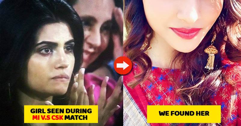 Here Is The identity Of ‘Mystery’ Girl Spotted During MI vs CSK Match