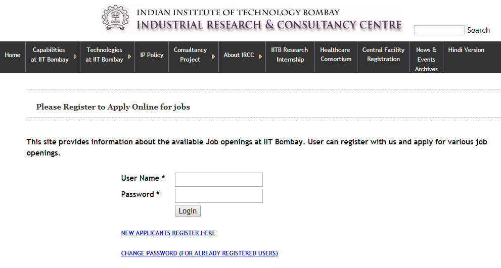 IIT Bombay Project Research Engineer Recruitment 2018: Aerospace ...
