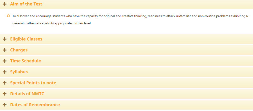 NMTC Previous Year Question Papers, Official Website, Stage 2 Syllabus PDF