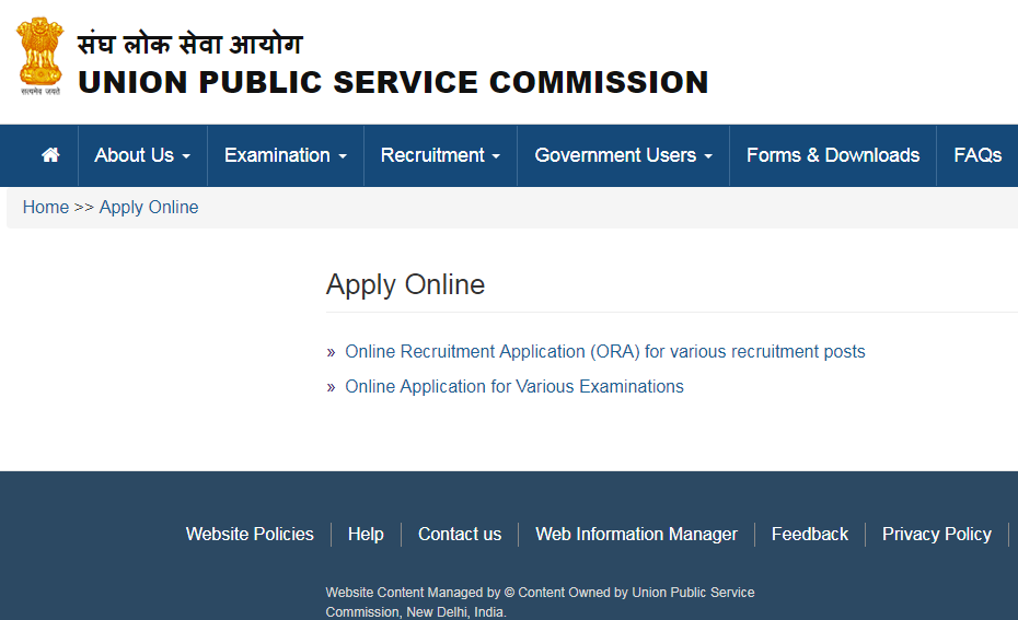 UPSC ESE Application Form 2019 Last Date, Online Registration Fees