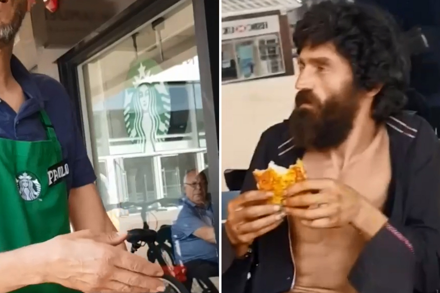 Starbucks Barista Tries To Throw Out Homeless Man Eating Meal That Was ...