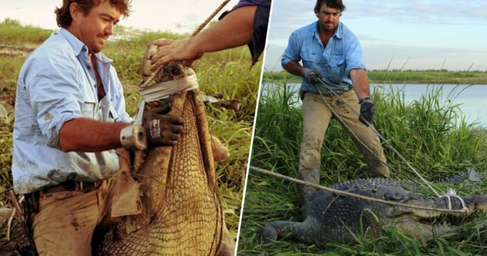 “The New Steve Irwin”: Fearless Crocodile Hunter Battles With 15-Foot ...