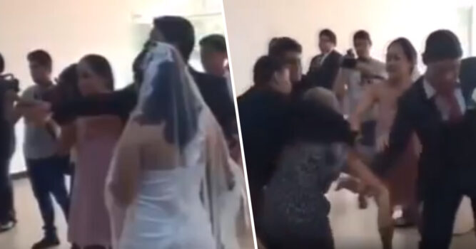 Woman Bursts Uninvited To A Wedding, Slaps The Bride In The Face And ...