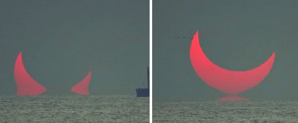 Photographer Captures Extremely Rare “Evil Sunrise” In Persian Gulf ...