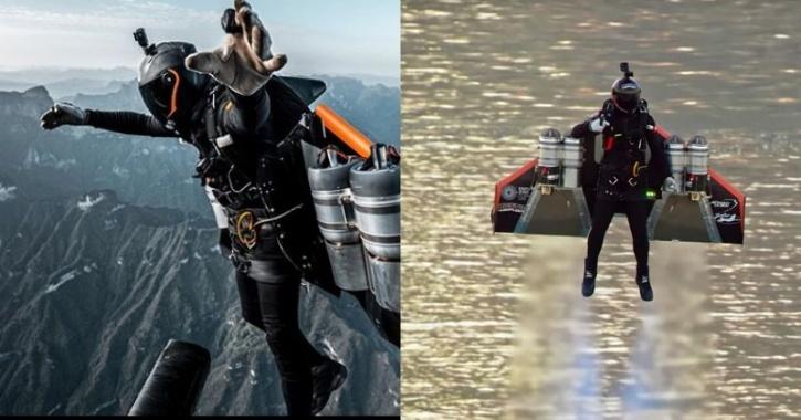 Man Launches Himself 6,000 ft Into Skies Using Iron Man-Style Jetpack