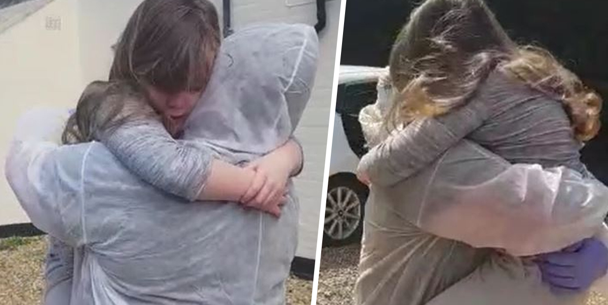 Emotional 7-Year-Old Reunites With Frontline Worker Mother For The ...
